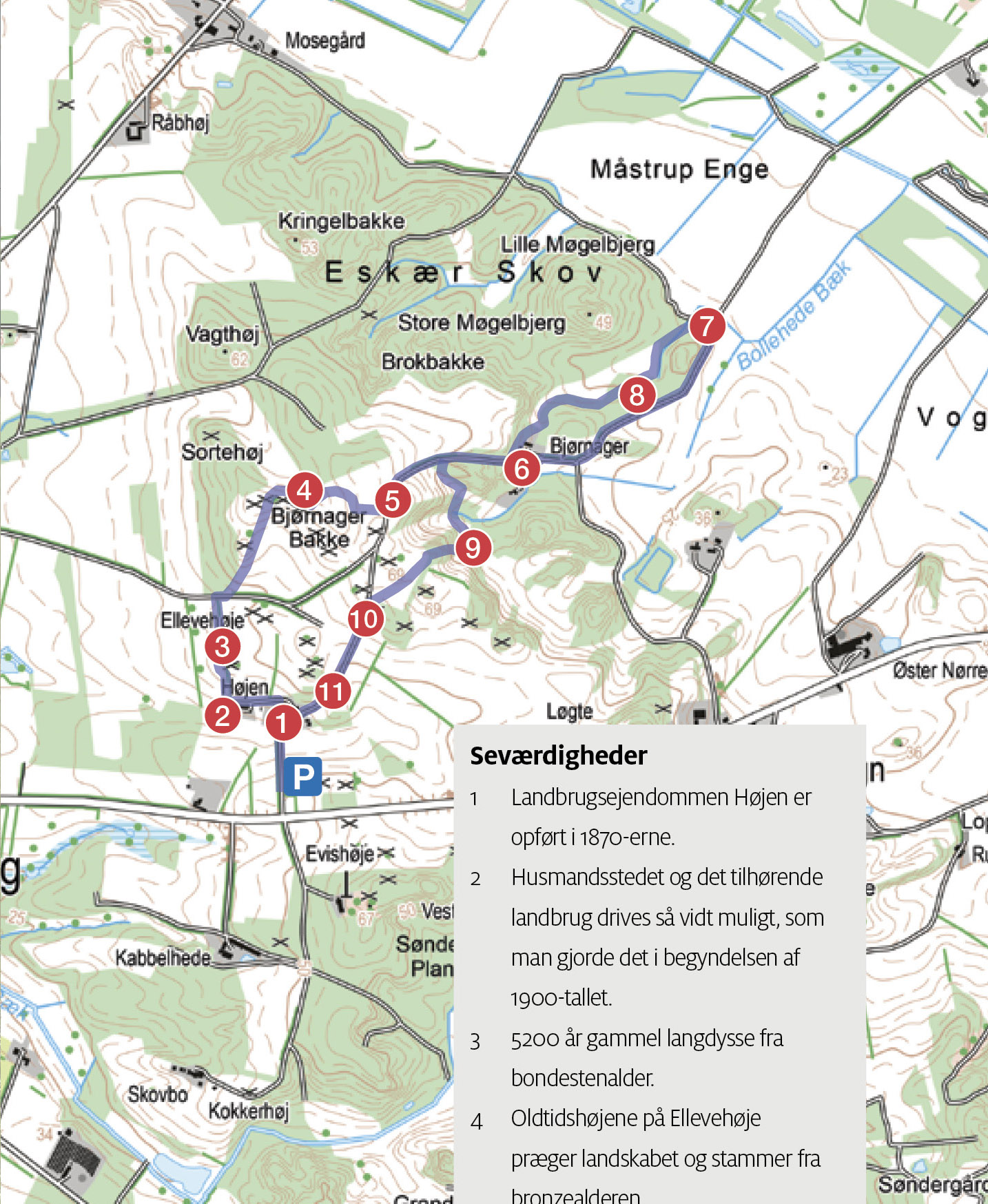 Legind | Vandrerundture i Danmark